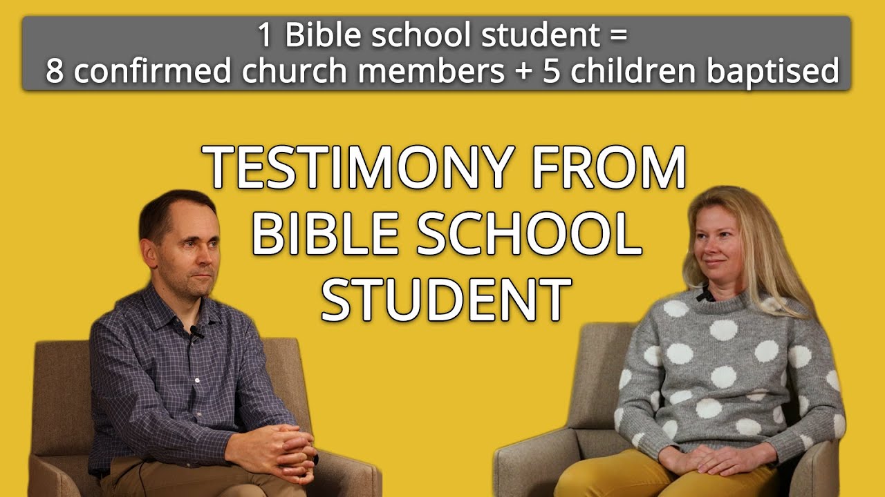 1 Bible School Student = 8 Confirmed + 5 Baptized - Tartu Academy of ...